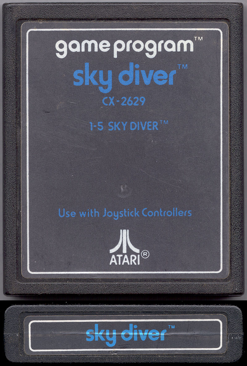 Game | Atari 2600 | Sky Diver [Text Label]