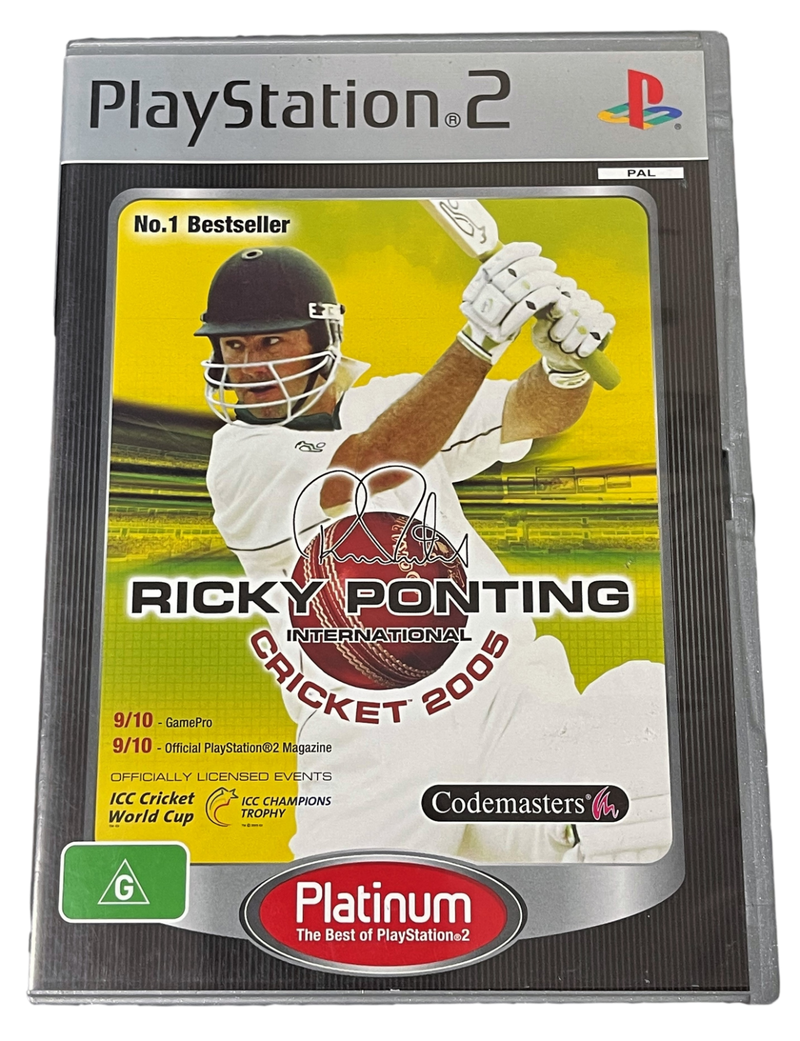 Game | Sony PlayStation PS2 | Ricky Ponting International Cricket 2005