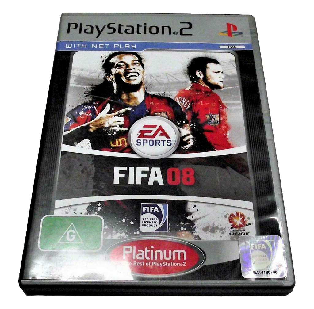 Game | Sony PlayStation PS2 | FIFA 08 (Platinum)