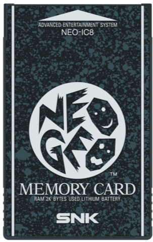 Accessory | SNK Neo Geo AES MVS | Memory Card NEO-IC8