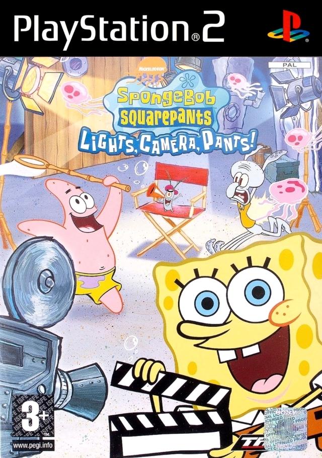 Game | Sony PlayStation PS2 | SpongeBob SquarePants Lights Camera Pant