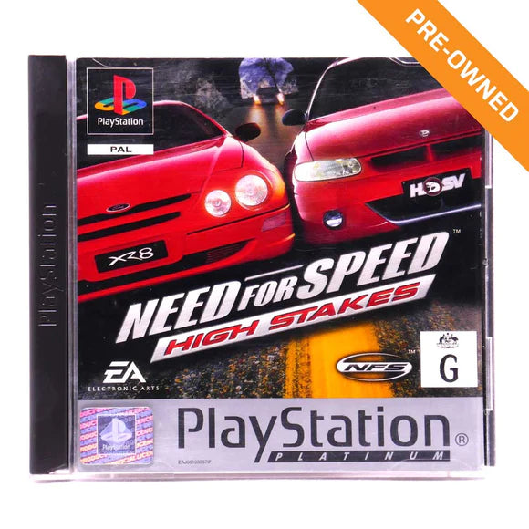 Game | Sony PlayStation PS1 | Need For Speed High Stakes Plaitum